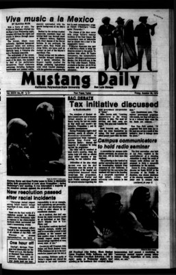 "Mustang Daily, October 26, 1973"