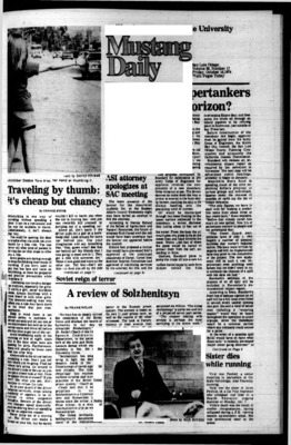 "Mustang Daily, October 18, 1974"