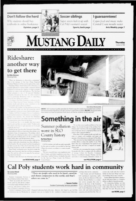 "Mustang Daily, October 8, 1998"